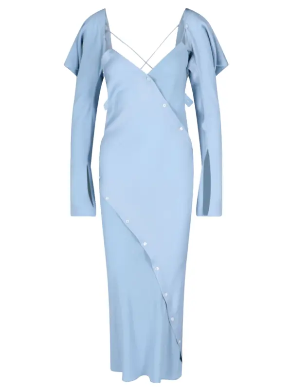 SETCHU Criss Cross Straps Dress - Blue