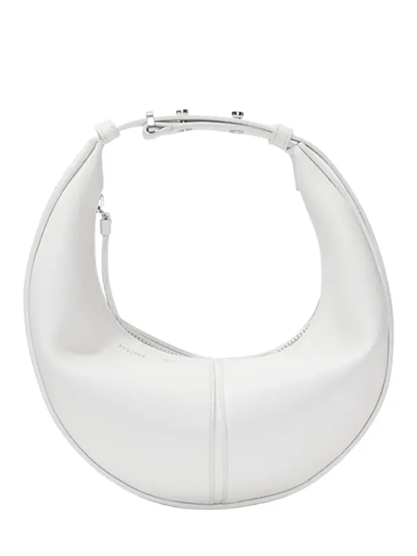 Proenza Schouler Slide Mini Napa Leather Shoulder Bag - White