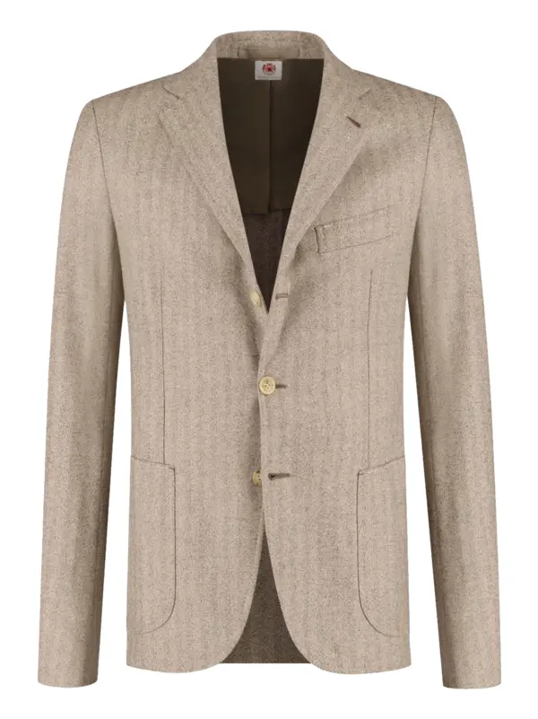 LUIGI BORRELLI Striped Blazer - Neutrals