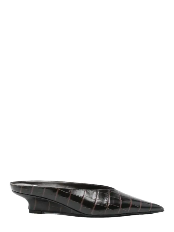 TOTÊME 35mm Sharp Mules - Brown