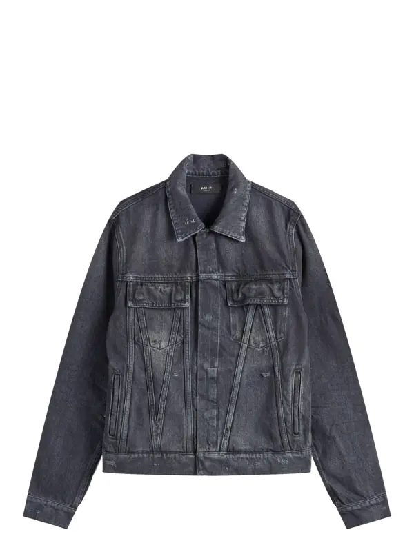 Amiri Ma Trucker Jacket - Vintage Black