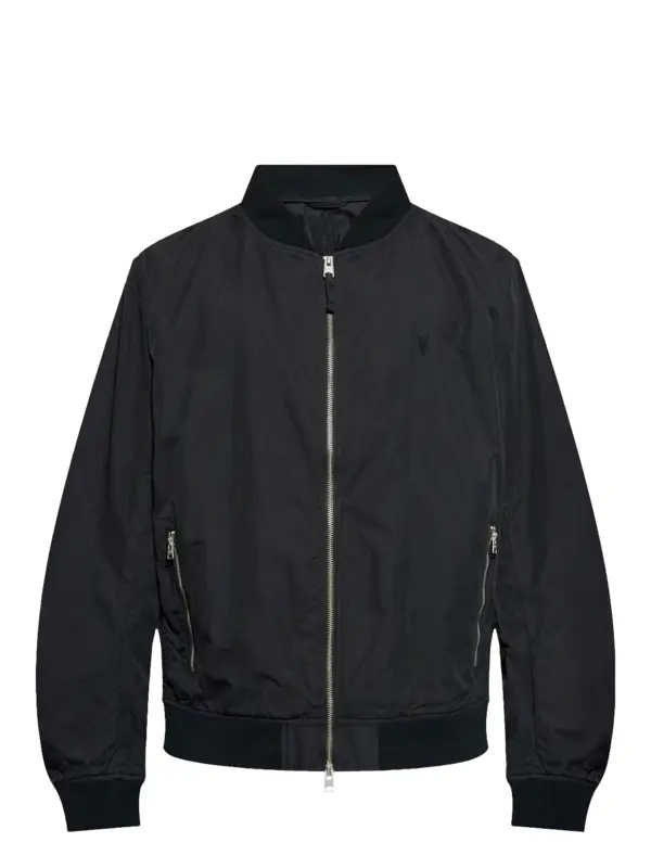 All Saints Bassett Ramskull Bomber Jacket - Black