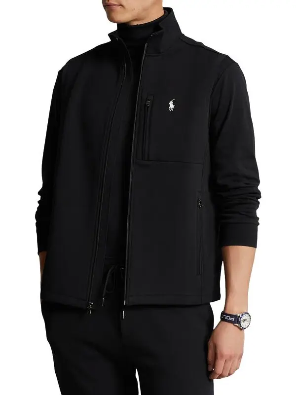Ralph Lauren Double-knit Tech Vest - Polo Black