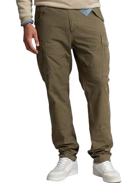 Ralph Lauren Big & Tall Slim Fit Cargo Pants - British Olive