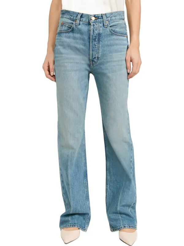 JAMIE HALLER The Easy Jeans - Worn Indigo