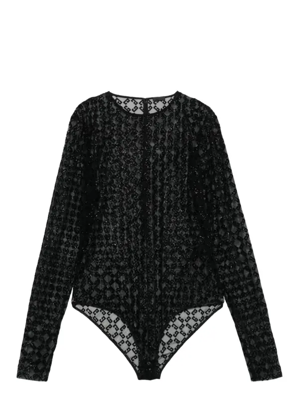 Givenchy Flocked-monogram Body - Black
