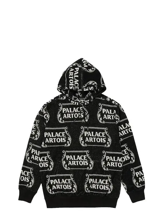 PALACE Stella Artois Hood - Black/white Towel