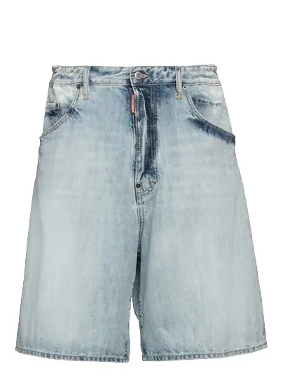 Dsquared2 Denim Cotton Shorts - Blue