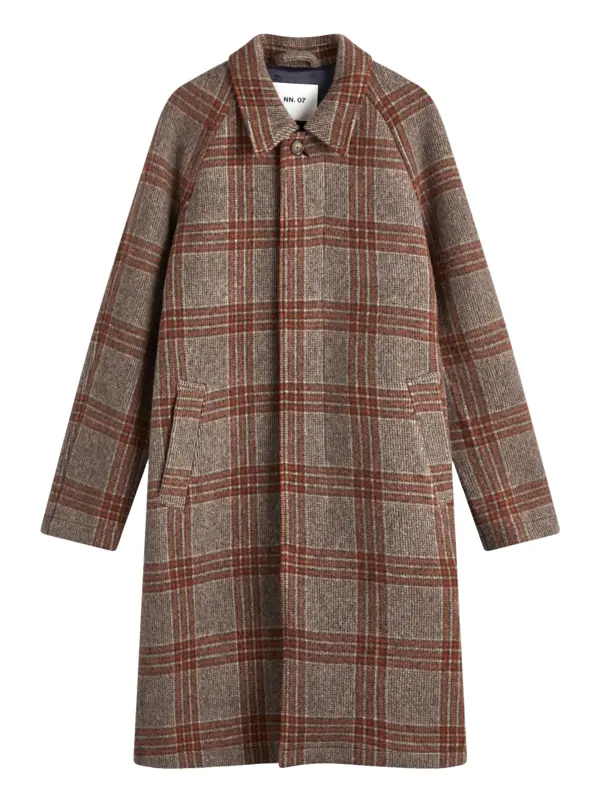 Nn07 Rocko Wool Car Coat - Multi