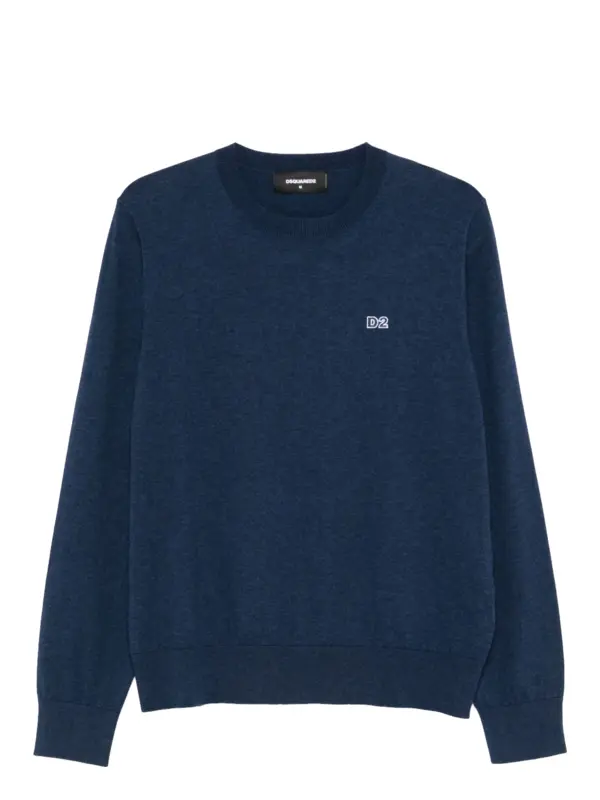 Dsquared2 Crew-neck Sweater - Blue