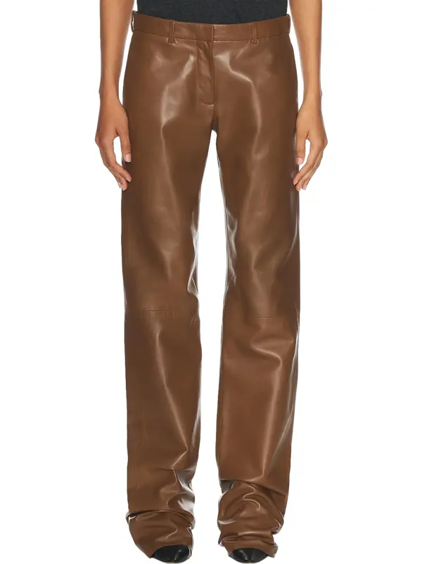THE ROW Selviese Pant - Brown