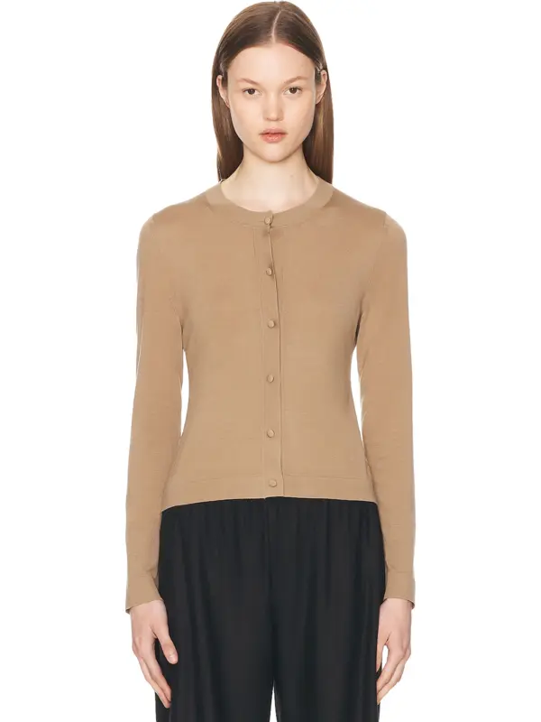 THE ROW Iyona Cardigan - Camel