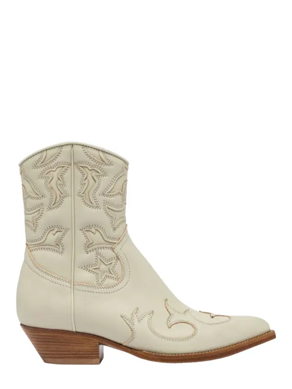 BOTTERO Flat Ankle Boot - Mastic