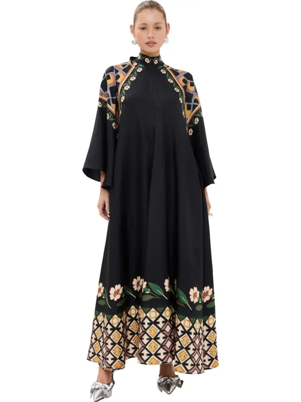 La DoubleJ Silk Twill Magnifico Dress - Dazed Placee