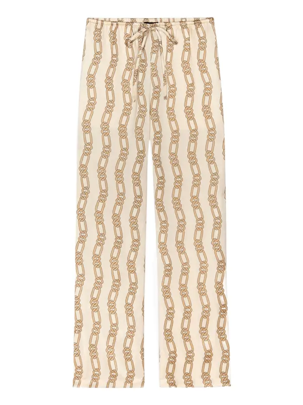 Rails Damani Chain Link Pants - Ivory Gold Link