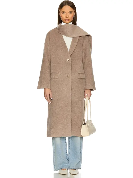 Astr The Label Londyn Coat - Taupe