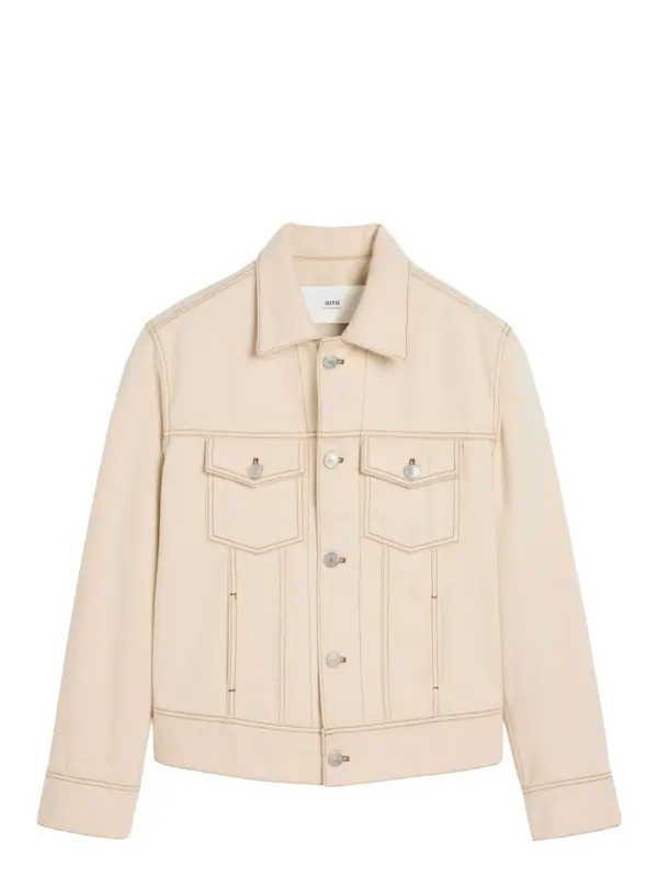 Ami Trucker Jacket - White