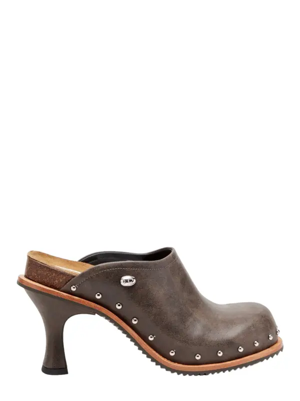 Diesel 80mm D-woodstock Mules - Brown