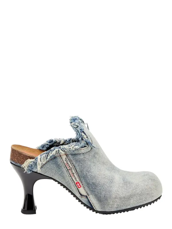 Diesel 80mm D-woodstock Mules - Blue