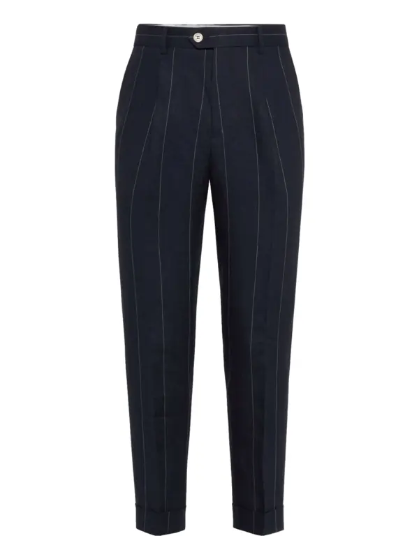 Brunello Cucinelli Pleated Trousers - Blue