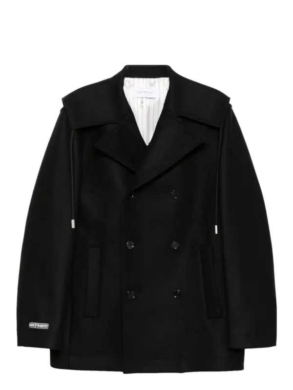 Off-White Logo-detail Jacket - Black