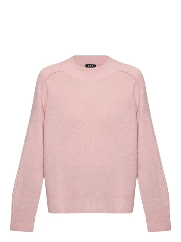 A.p.c. Raglan-sleeve Jumper - Pink