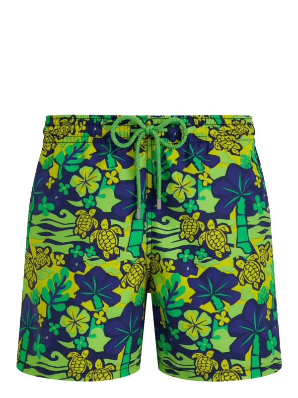 Vilebrequin Printed Swim Shorts - Green