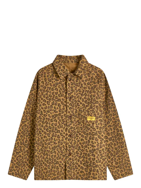SERVICE WORKS Leopard Foh Jacket - Brown