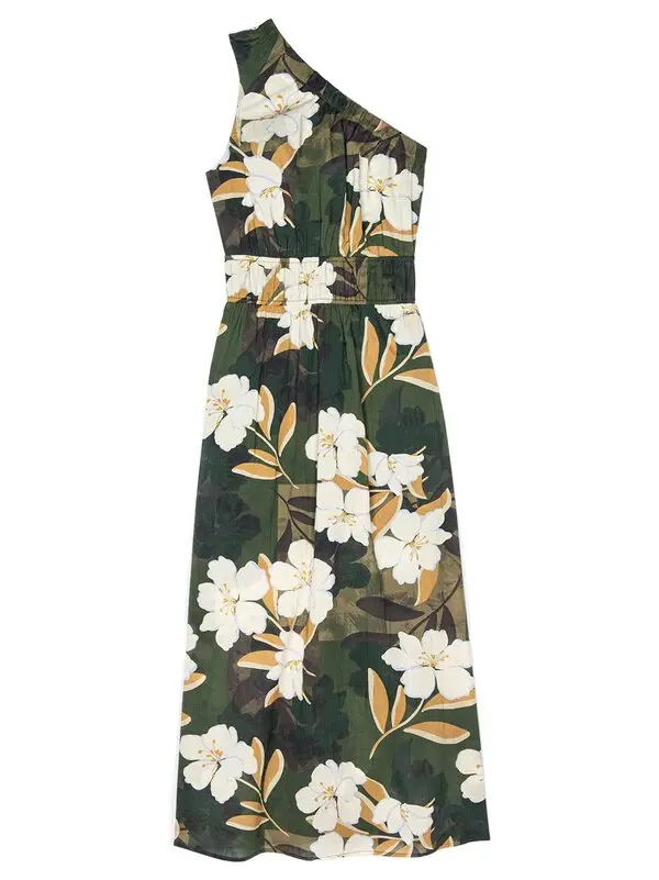 Rails Selani Asymmetric Midi Dress - Grnpat