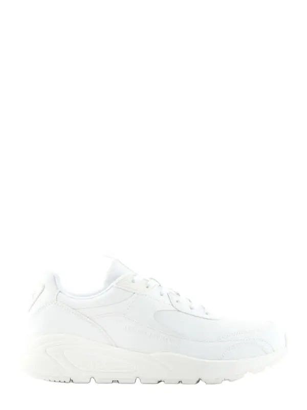 Armani Exchange Logo-debossed Low-top Sneakers - White