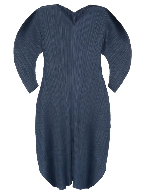 Issey Miyake Wormhole Midi Dress - Blue