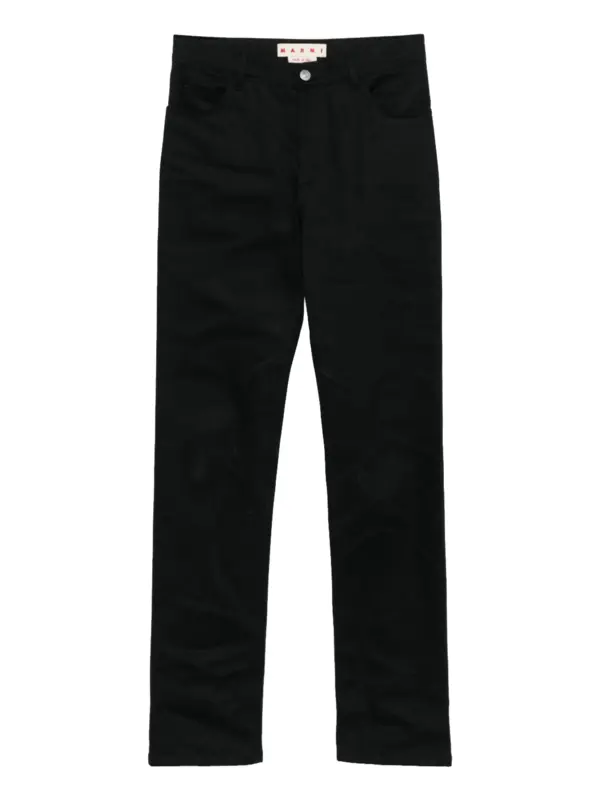 Marni Straight-leg Jeans - Black