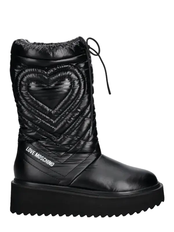 Moschino Platform Boots - Black