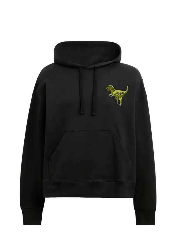 Coach Rexy Relaxed-fit Hoodie - Black