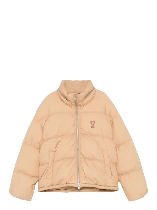 Ami De Coeur Puffer Jacket - Brown