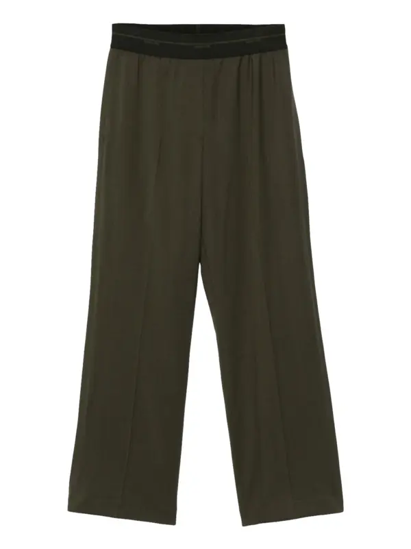 Helmut Lang Car Wool Trousers - Green