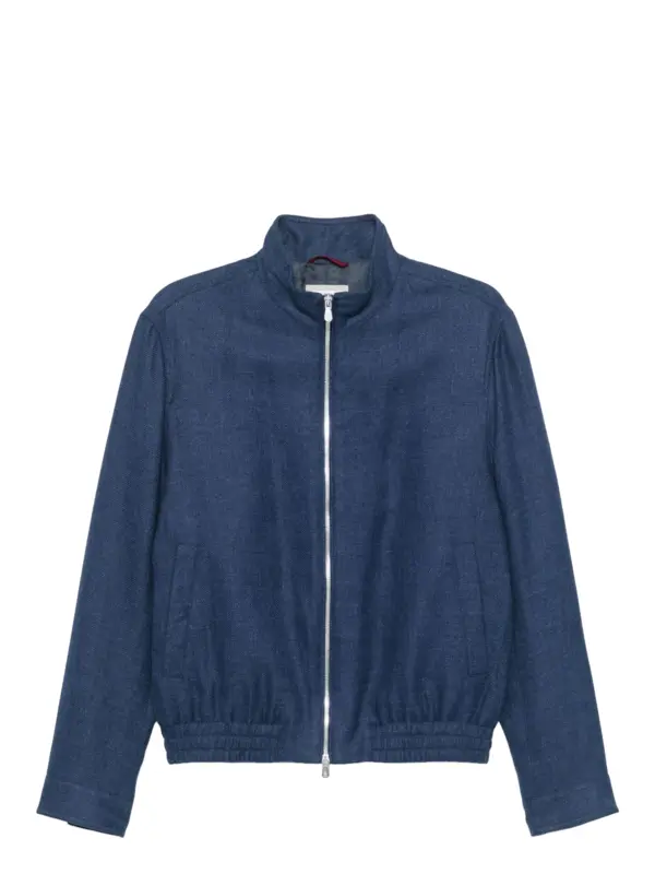 Brunello Cucinelli Twill Jacket - Blue