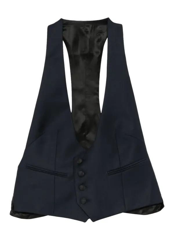 BETTTER Wool Waistcoat - Blue