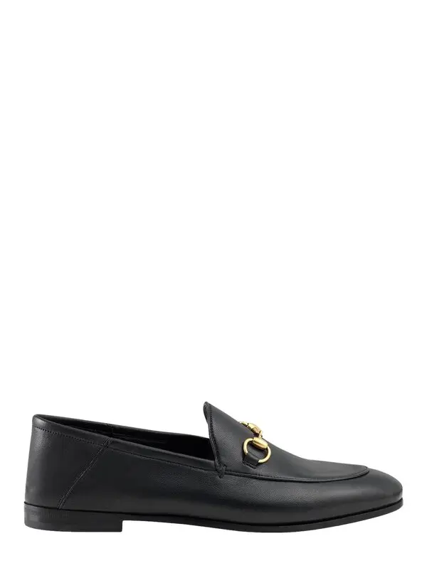Gucci Brixton Leather Horsebit Loafers - Black