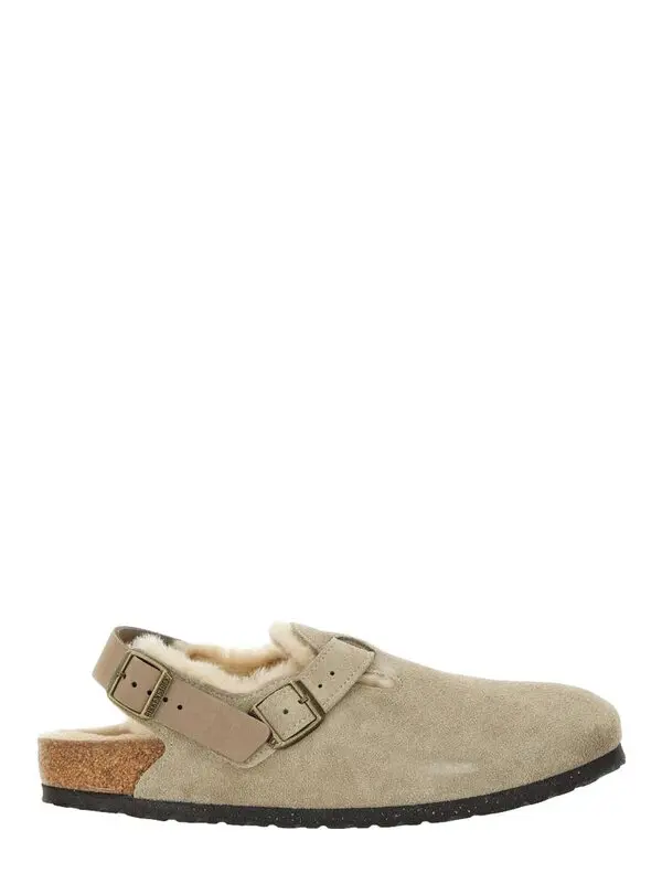 BIRKENSTOCK Tokio Slipper - Grey