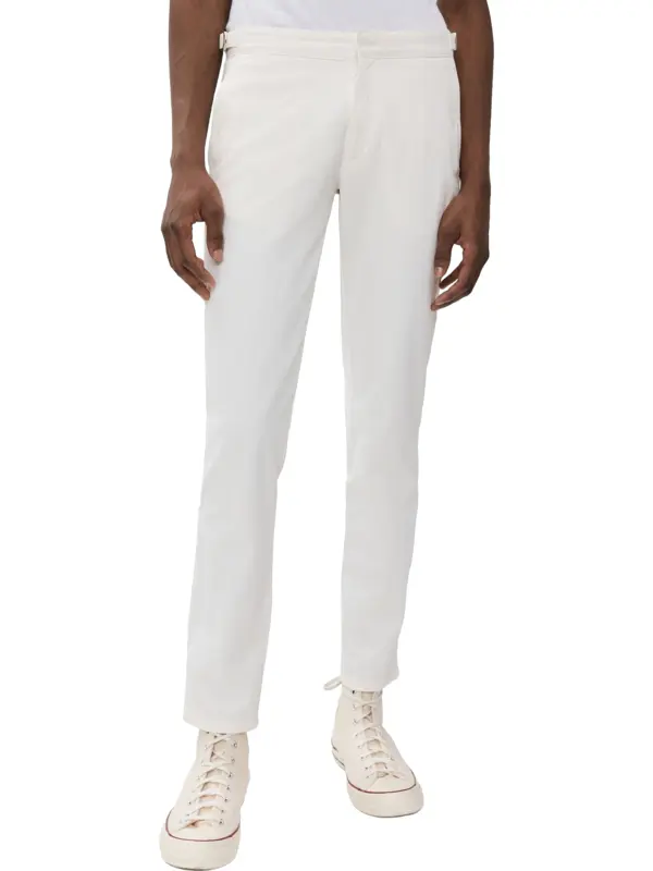 Orlebar Brown Fallon Stretch Cotton Trousers - Sea Mist