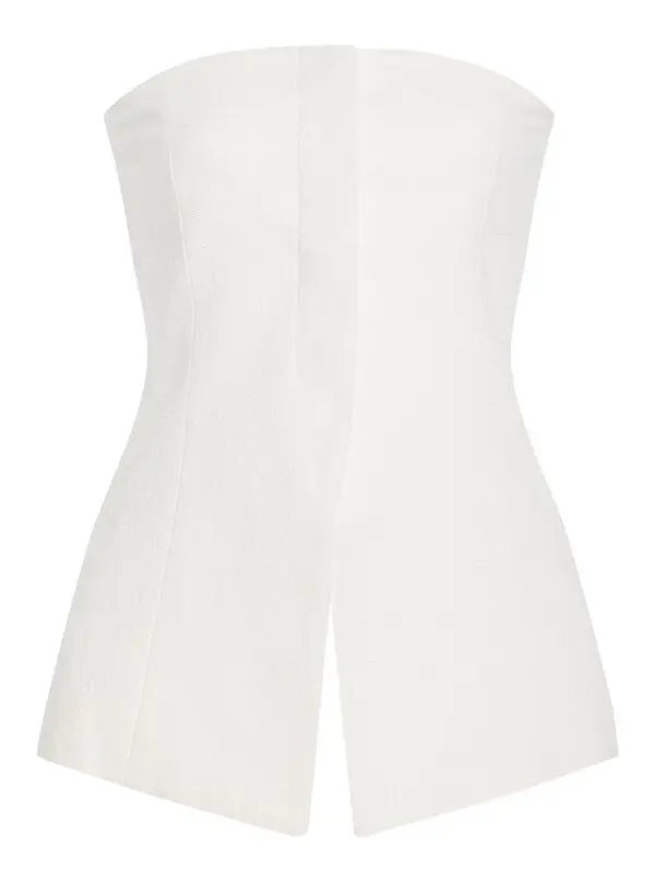 THIRD FORM Innate Strapless Top - Ivory