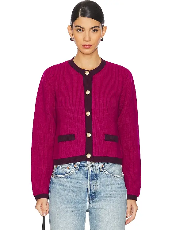 Steve Madden Fantino Cardigan - Fuschia