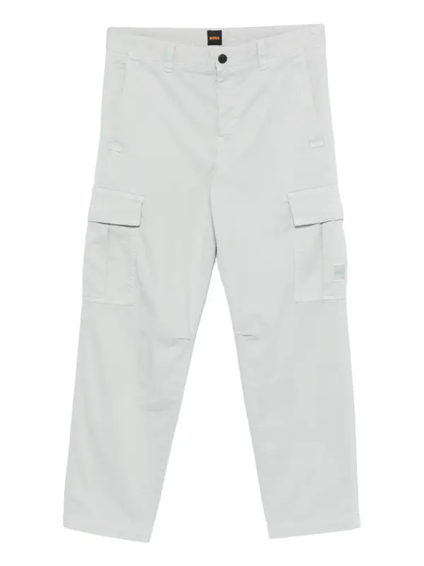 Hugo Boss Tapered Cargo Pants - Grey