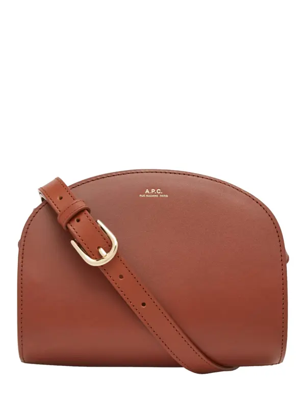 A.p.c. Mini Demi Lune Bag - Hazelnut