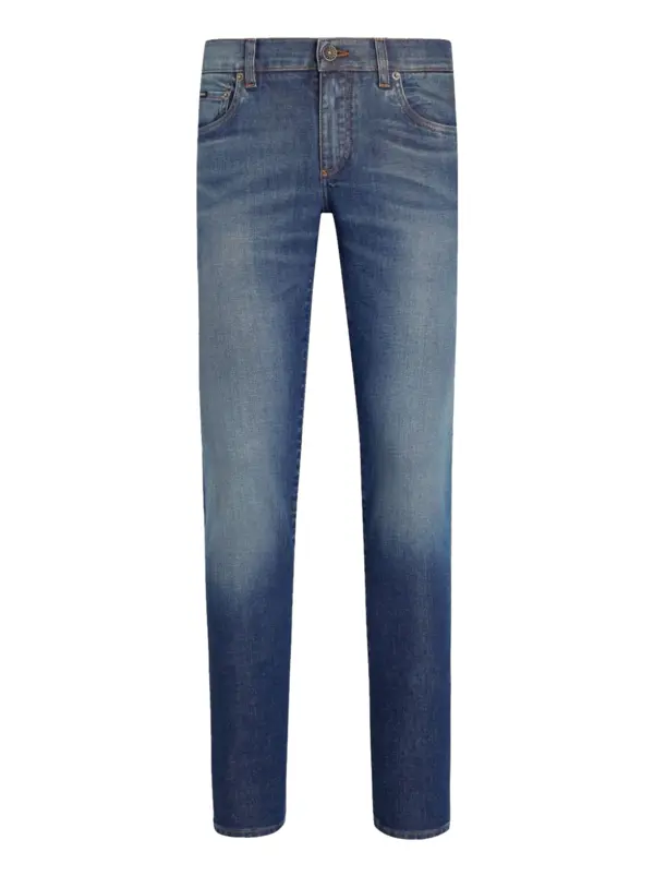 Dolce & Gabbana Logo-detail Jeans - Black
