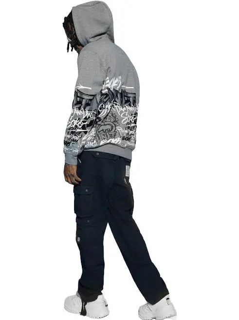 ECKO UNLTD. Broken Twill Cargo Pant - Black