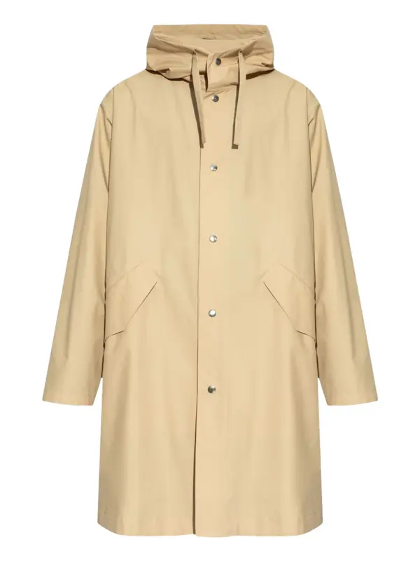 JIL SANDER Logo-print Raincoat - Neutrals