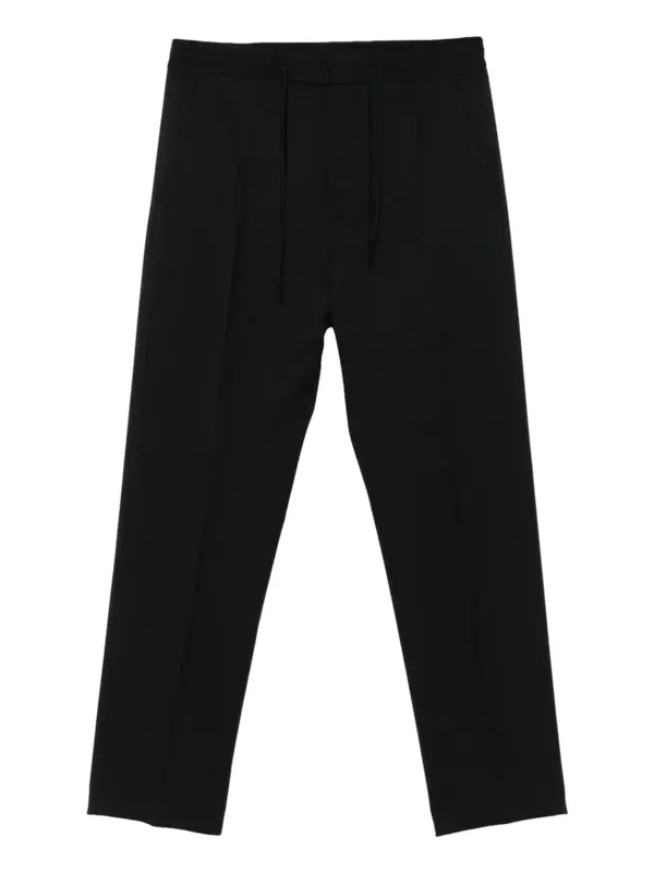 Hugo Boss Pleat-detail Trousers - Black