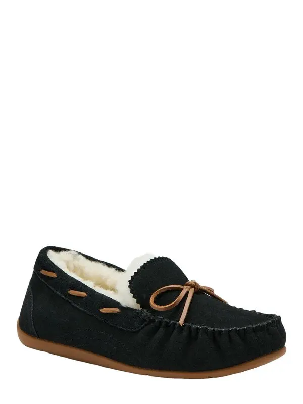 ABEO Amble Bow Slipper - Black - Regular